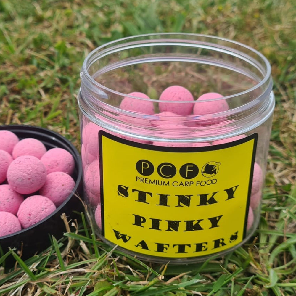 Stinky Pinky Wafters – Semi-Bouyant, Super Reactive Carp Fishing Baits ...